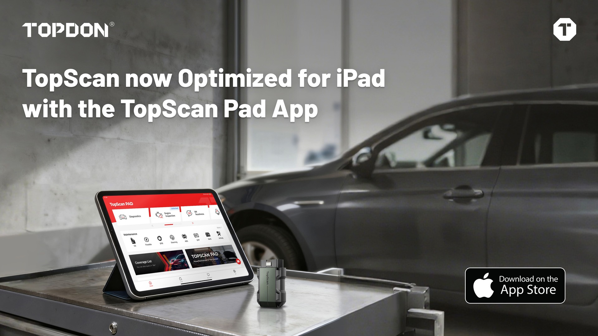 TOPDON US Optimizes TopScan Diagnostic Tool for Apple iPad - Torqued ...
